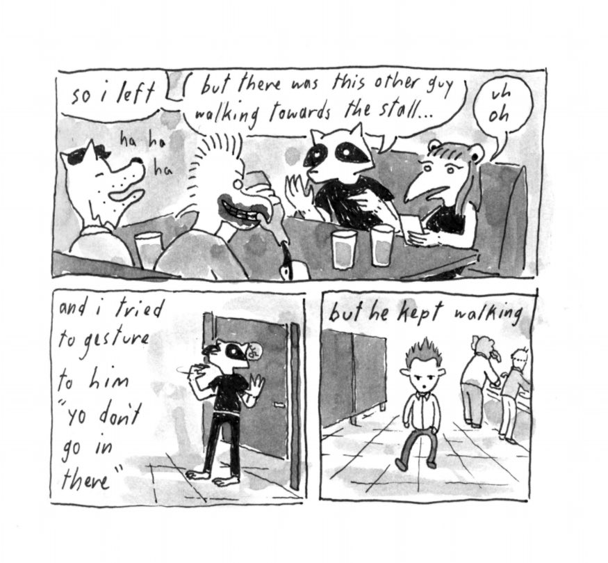 「spent a couple of days with harvey the three-legged dog 」alex krokusの漫画