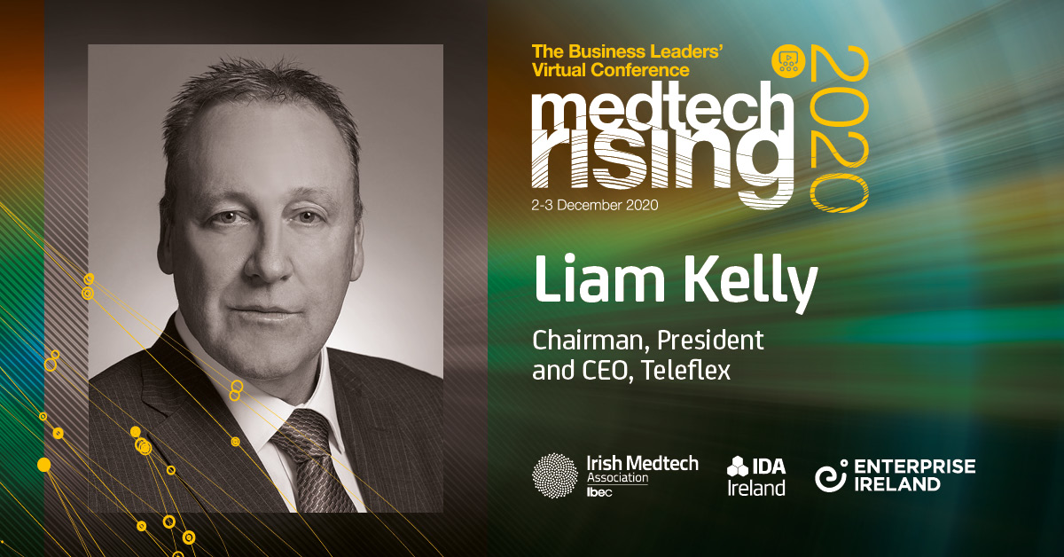 Irish Medtech on Twitter: "Liam Kelly, CEO, @TeleflexInc , will talk about Medtech at the Centre ...