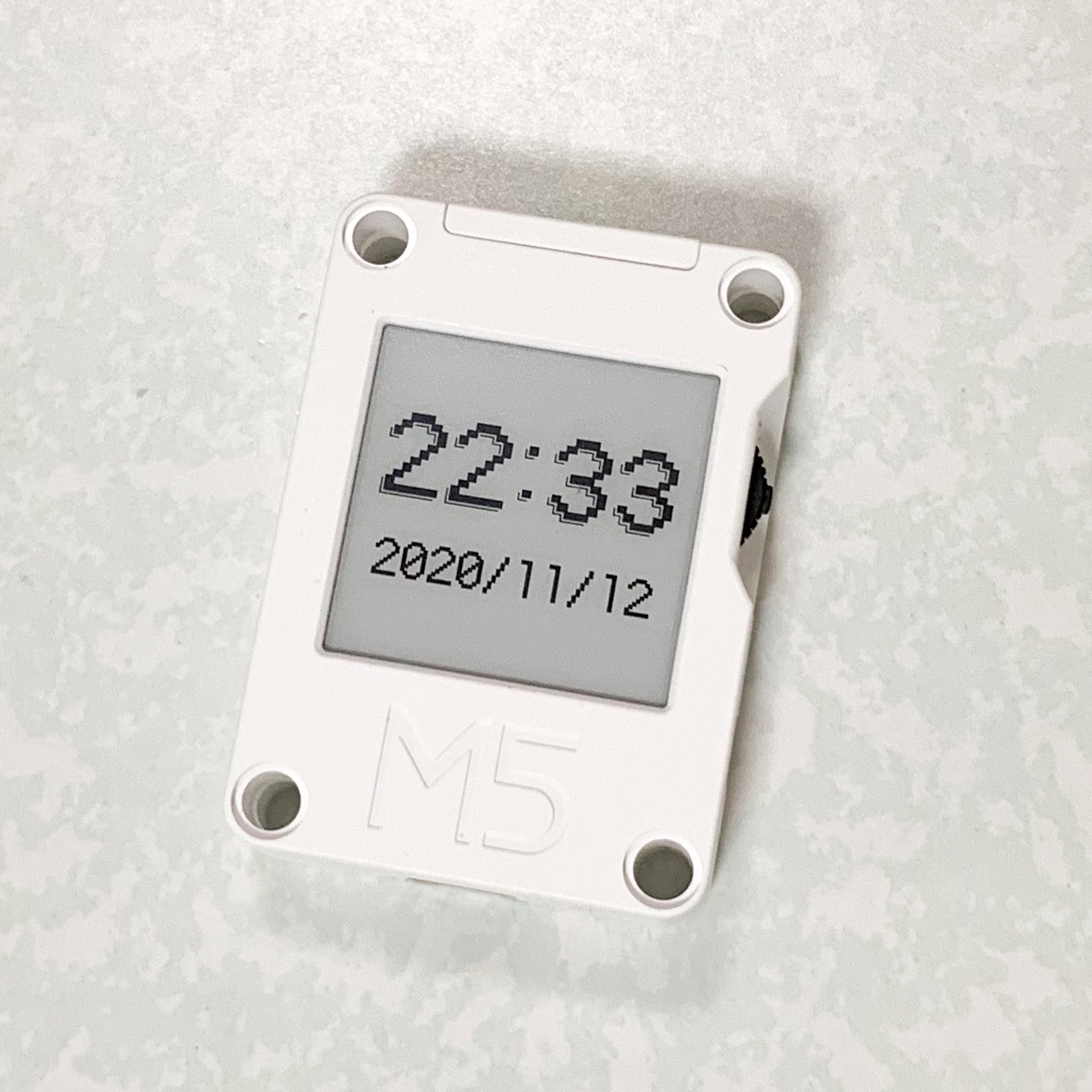 さいとてつや on Twitter: "とりあえずNTPで時刻を合わせて今日は終わりかな。M5Stack CoteInkではM5.RtcじゃなくてM5.rtcになっているので注意 ...