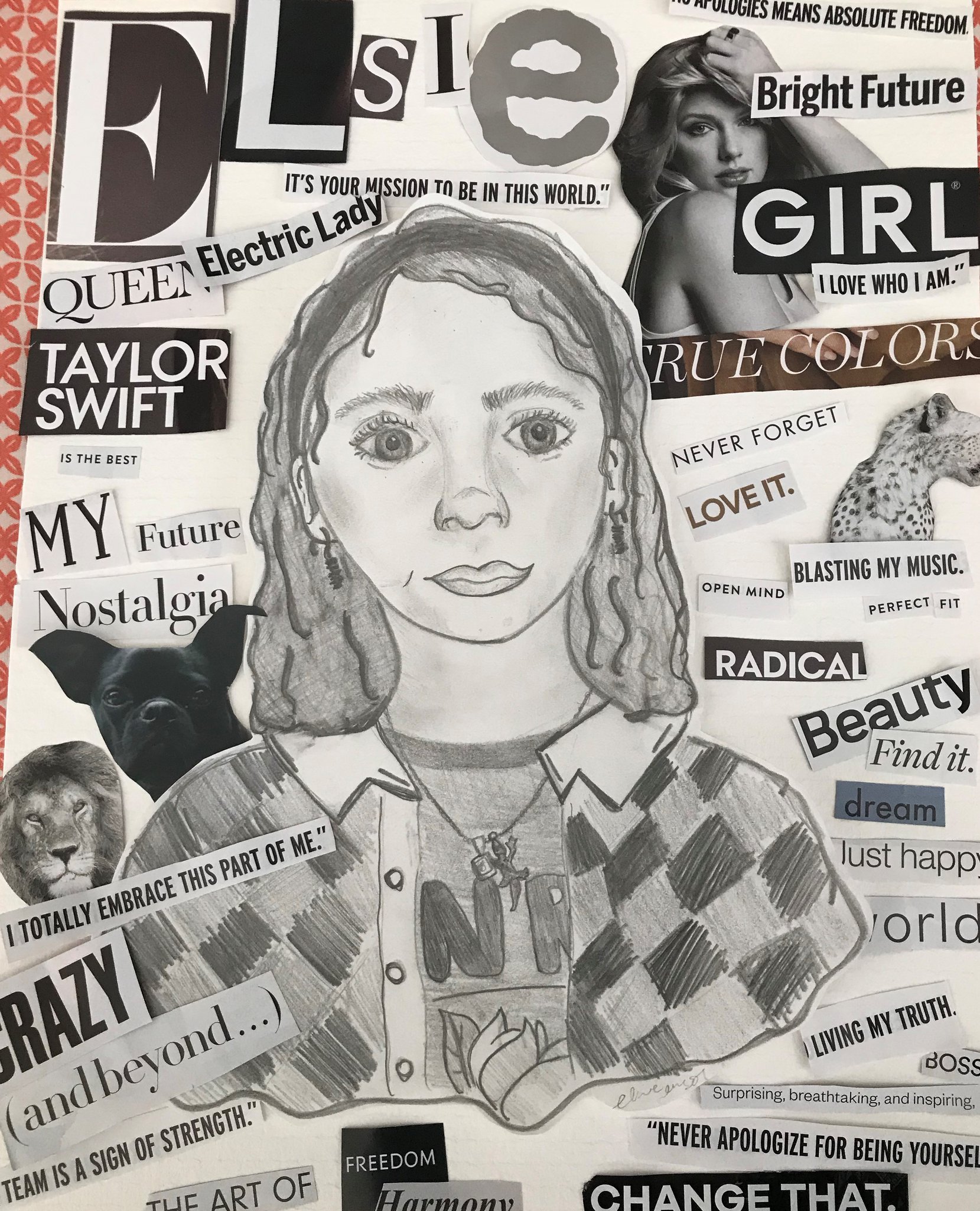 CMS Visual Art on Twitter: "Art students are finishing their Identity ...