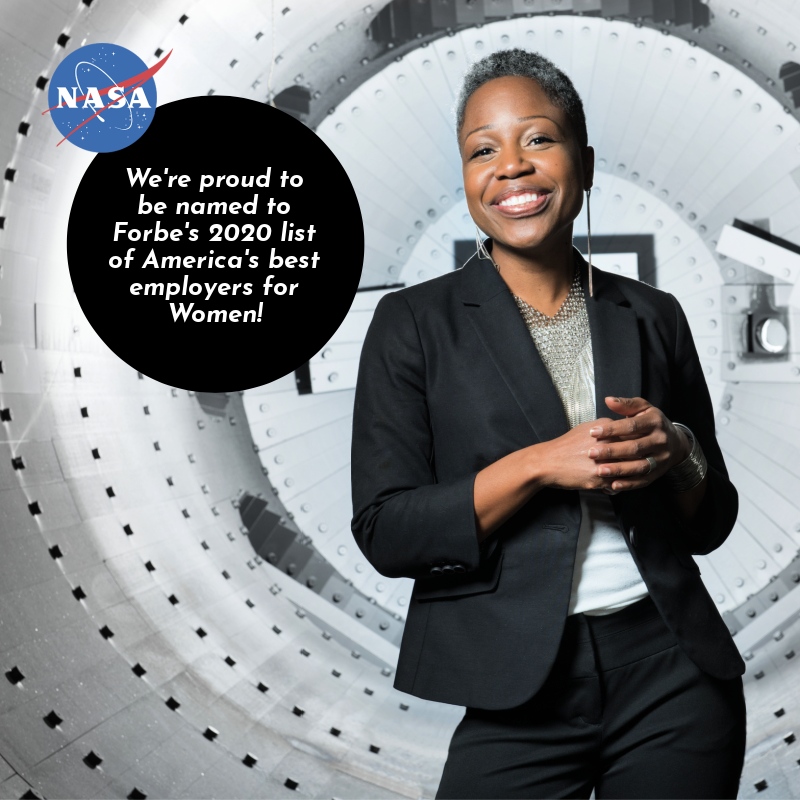 NASA is honored to be recognized by Forbes as one of “America’s Best ...