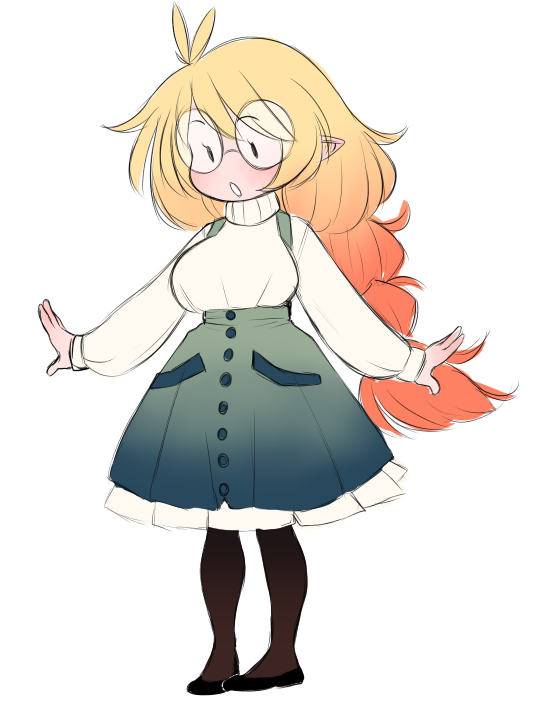 「HEY HELLO please look at Willow's update」|Alphena 🌌 Void Witch VTuberのイラスト
