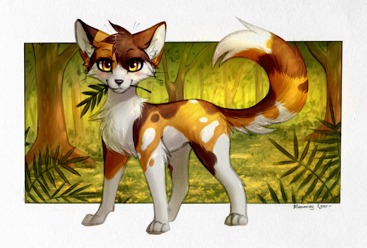 Anime Warrior Cat Spottedleaf