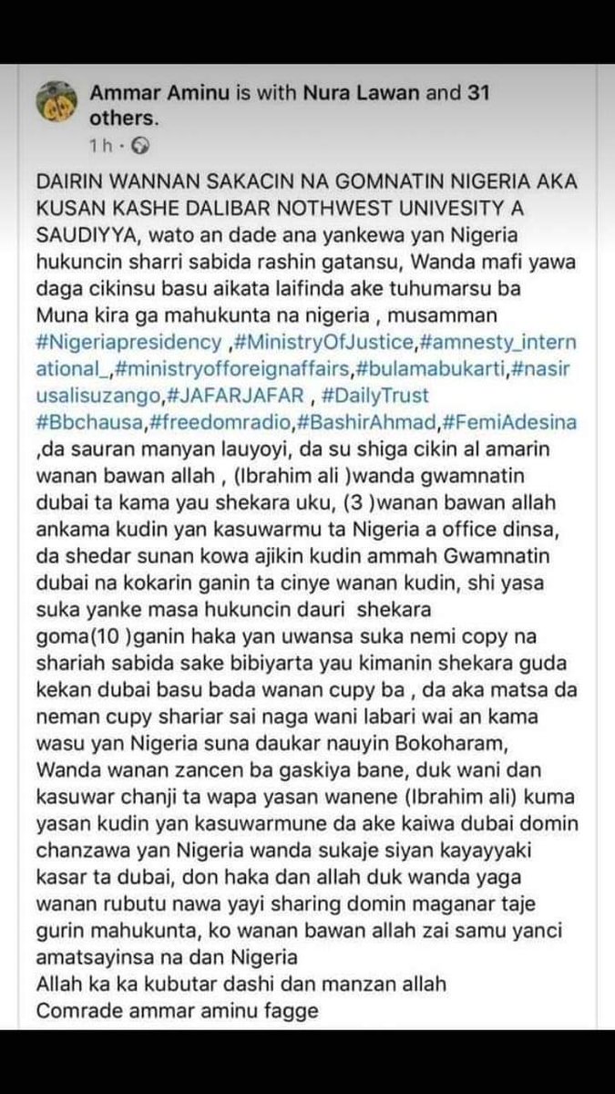 Muhammad Shafiu (@shafiumaisango) | Twitter