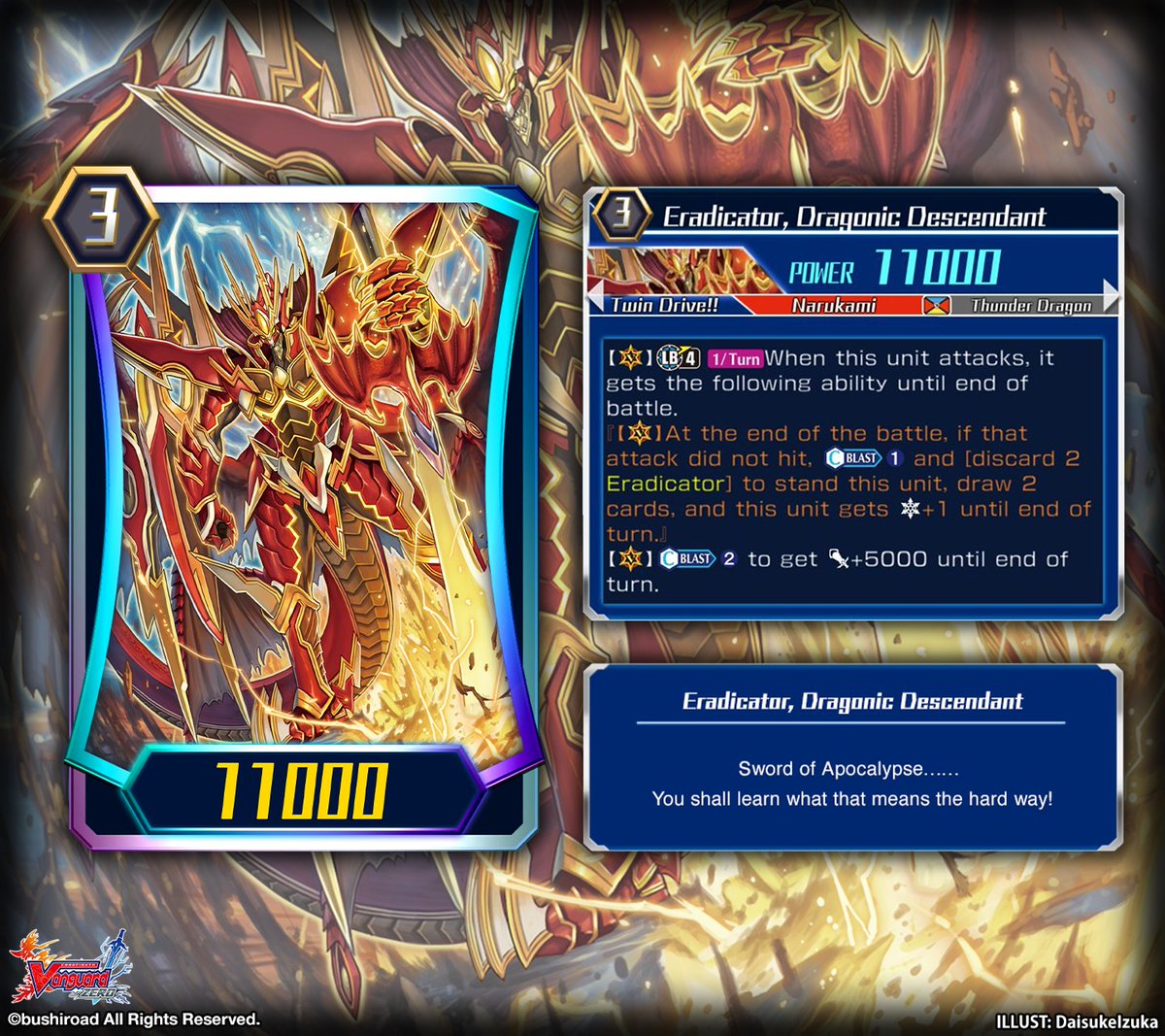 Eradicator Dragonic Descendant Full Art