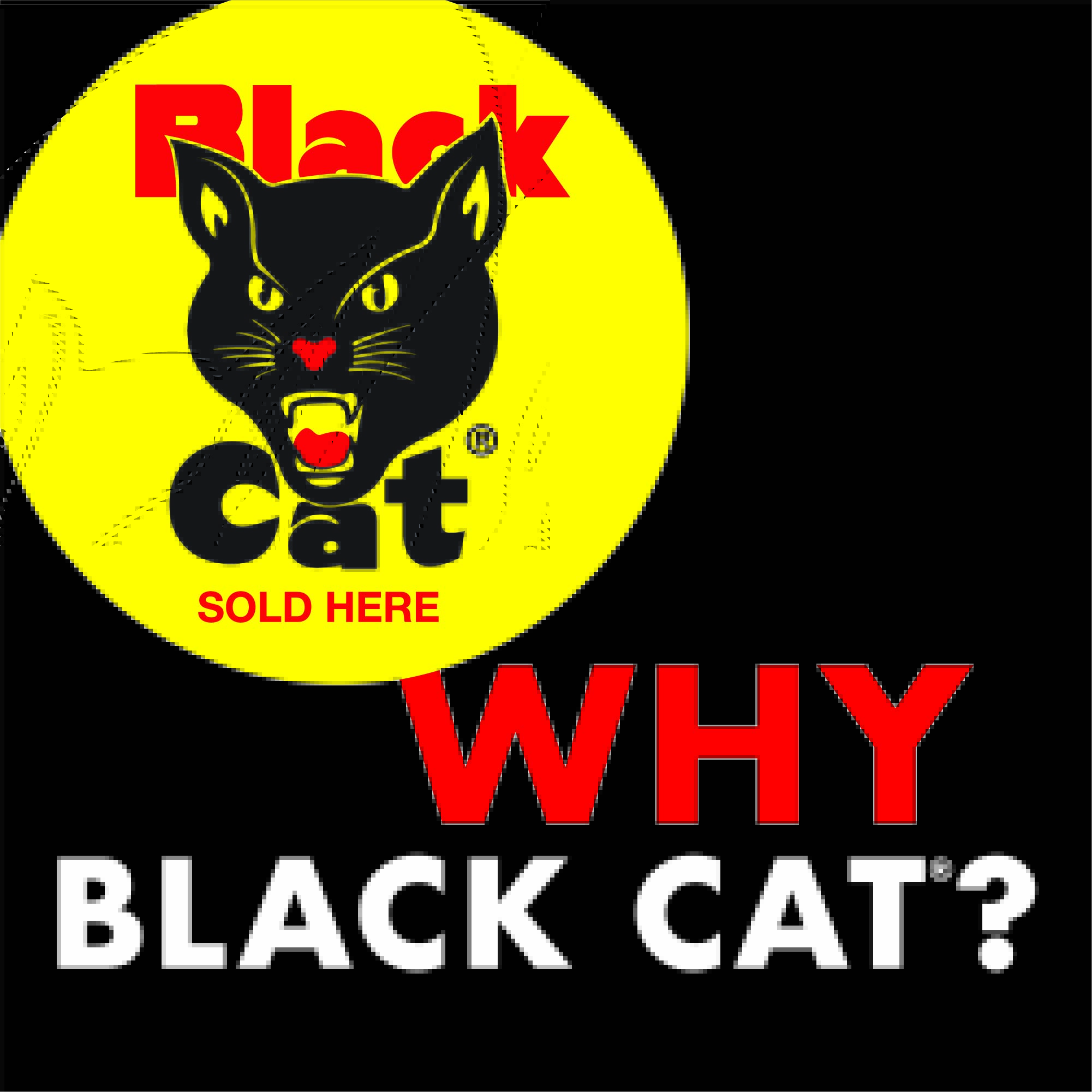 Black Cat Fireworks Logo