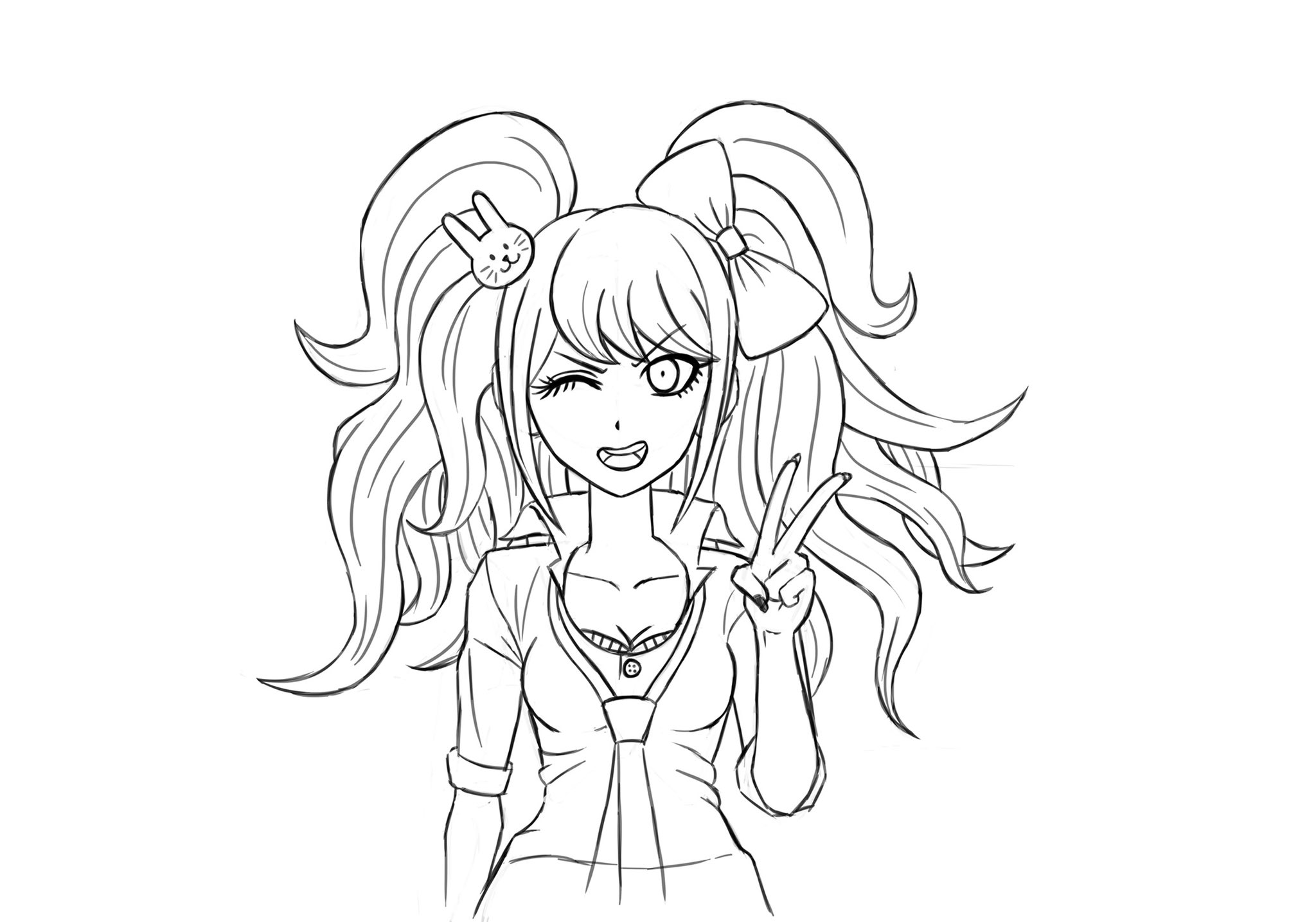 Junko Enoshima Youtube Making Junko Enoshima On Vroid『Speed Model』