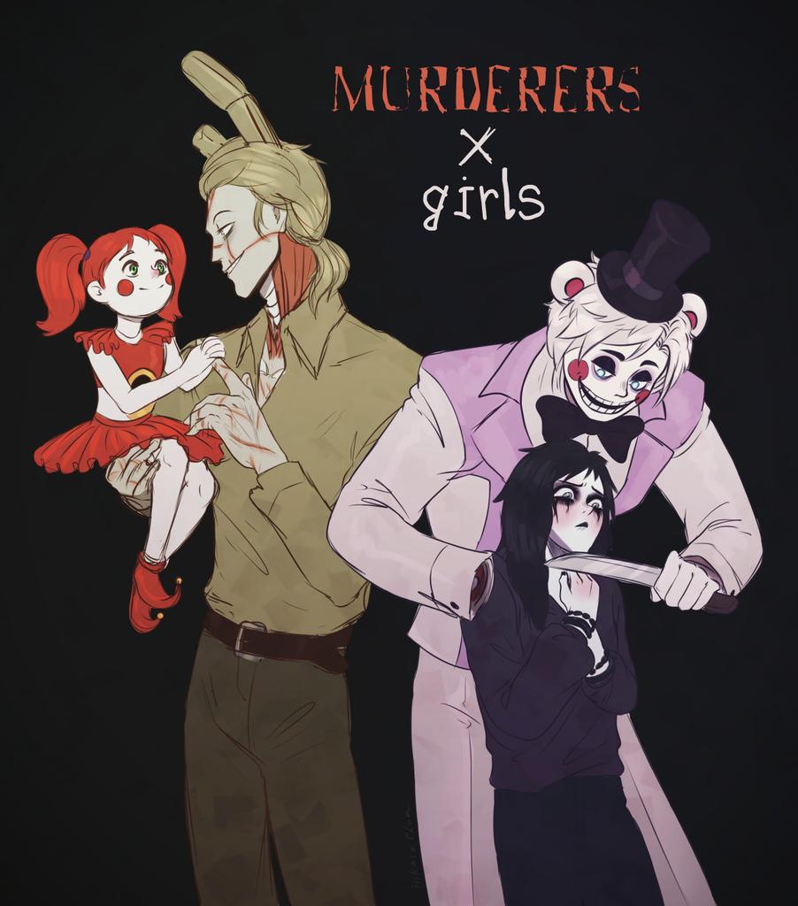 ️Hikase ️ on Twitter: "Murderers and their girls #FNAF https://t.co/Tu0qxURs8U" / Twitter