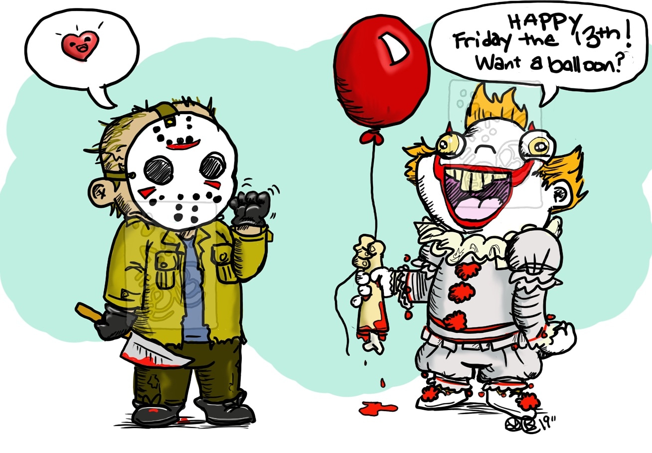 Happy Friday 13th Cartoons DAVE LOWE DESIGN The Blog: Happy Friday The