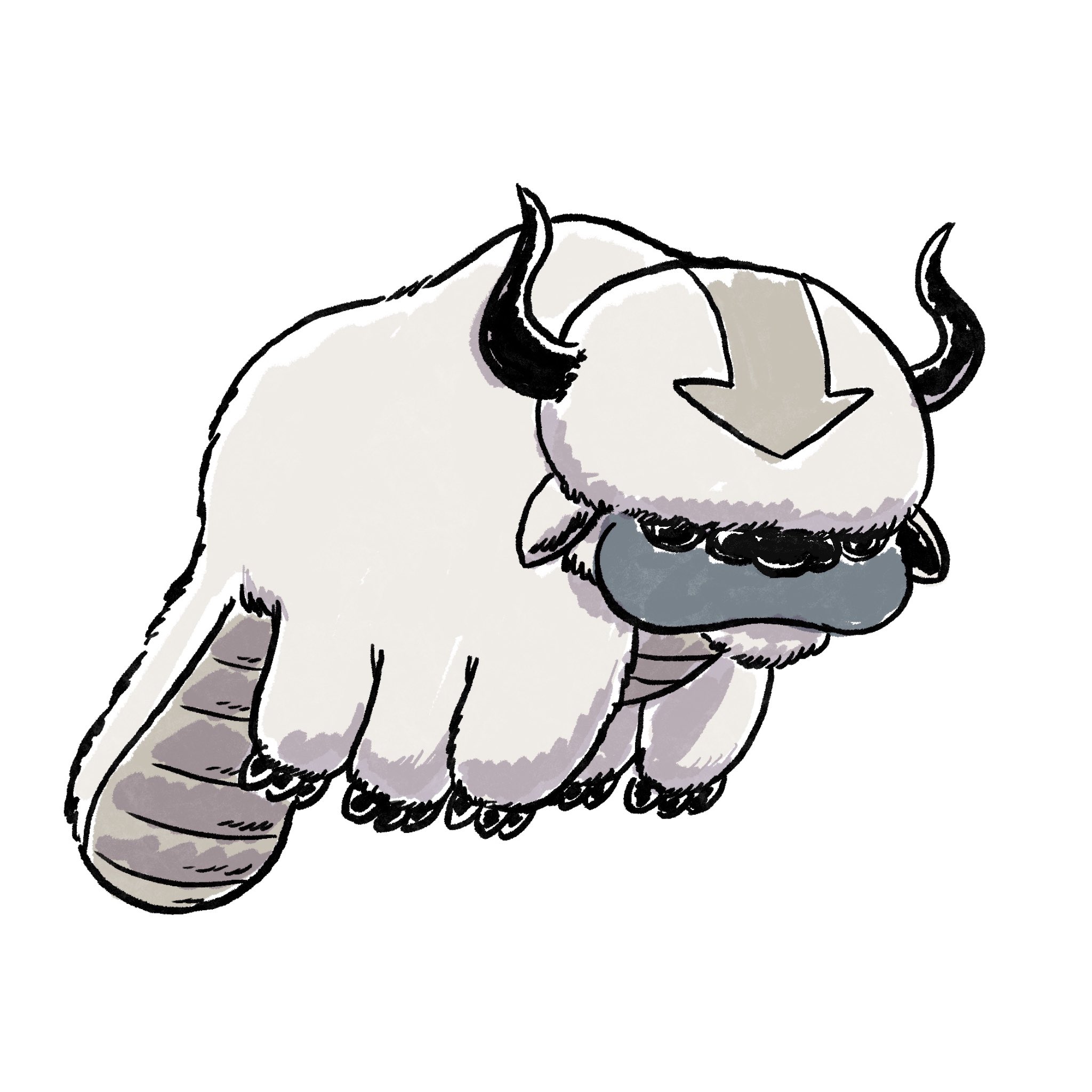 Flying Bison Drawing