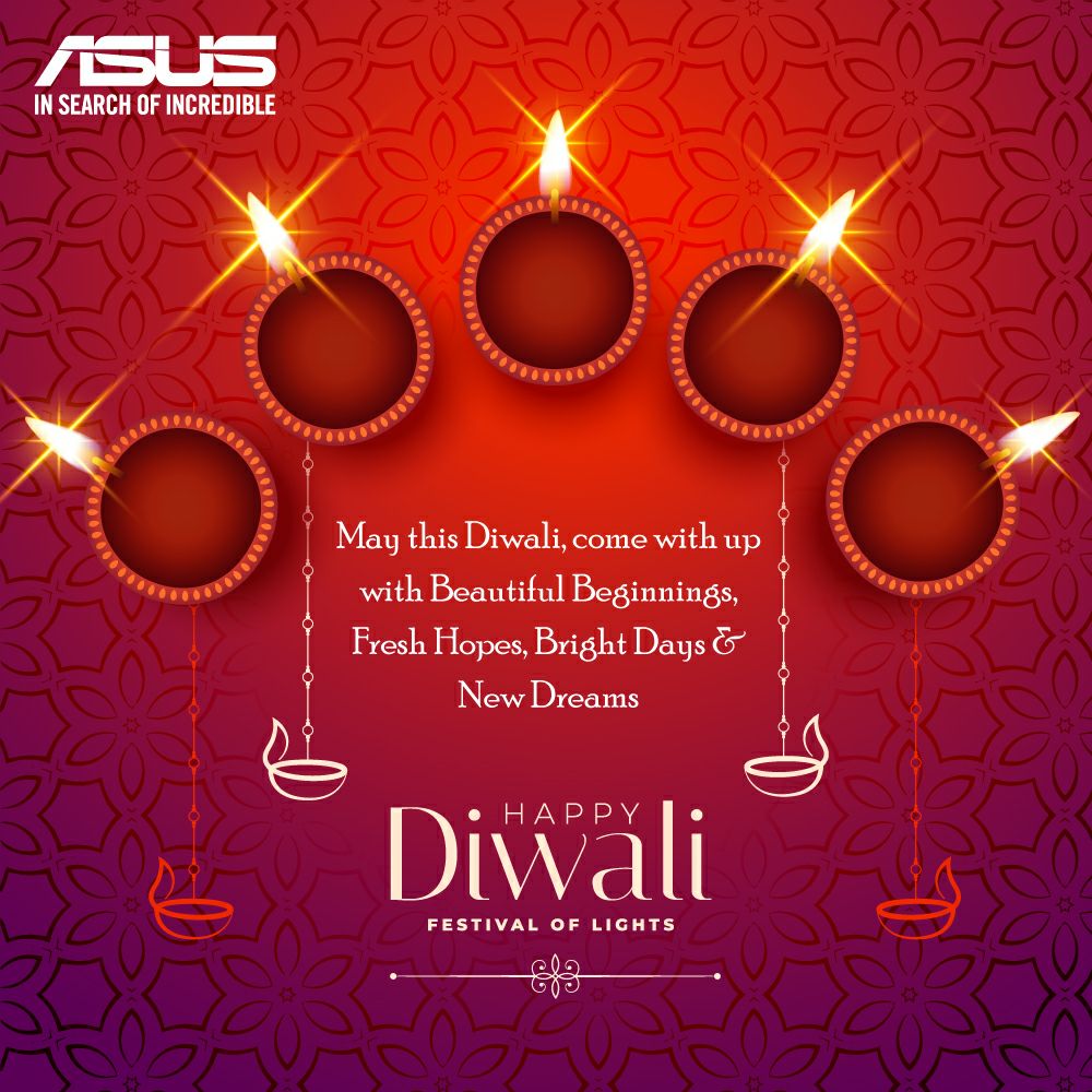 ASUS India on Twitter: "Wish you and your family a very Happy Diwali ...