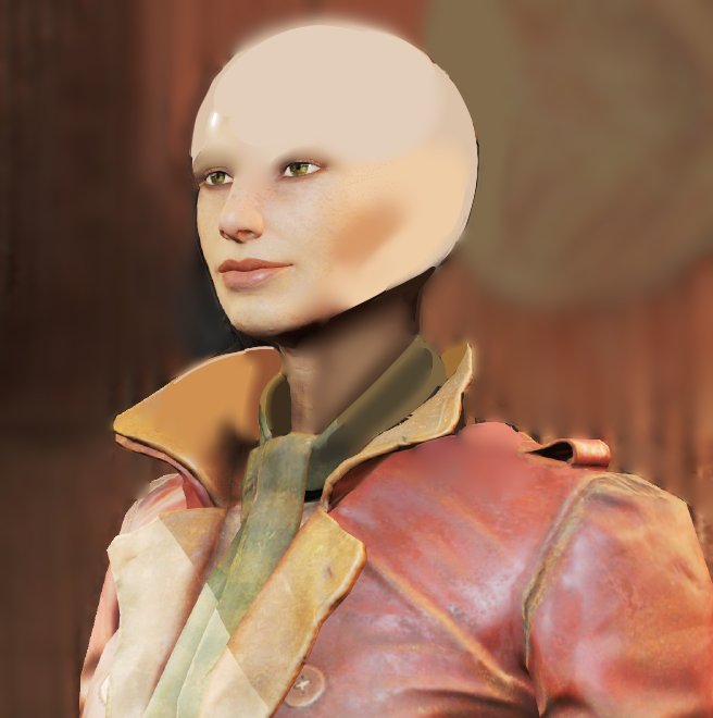 「Piper Wright (Fallout 4) 」|Making your favorite characters bald!のイラスト