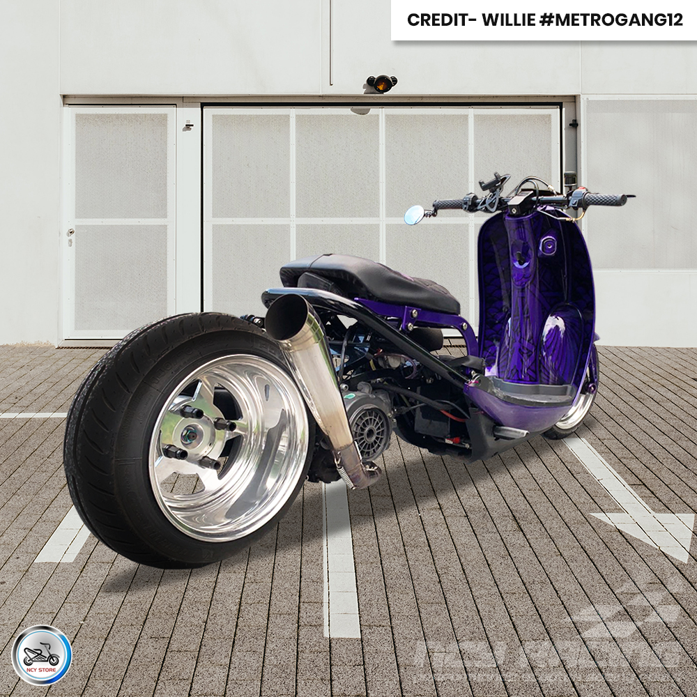 Purple Custom Honda Ruckus