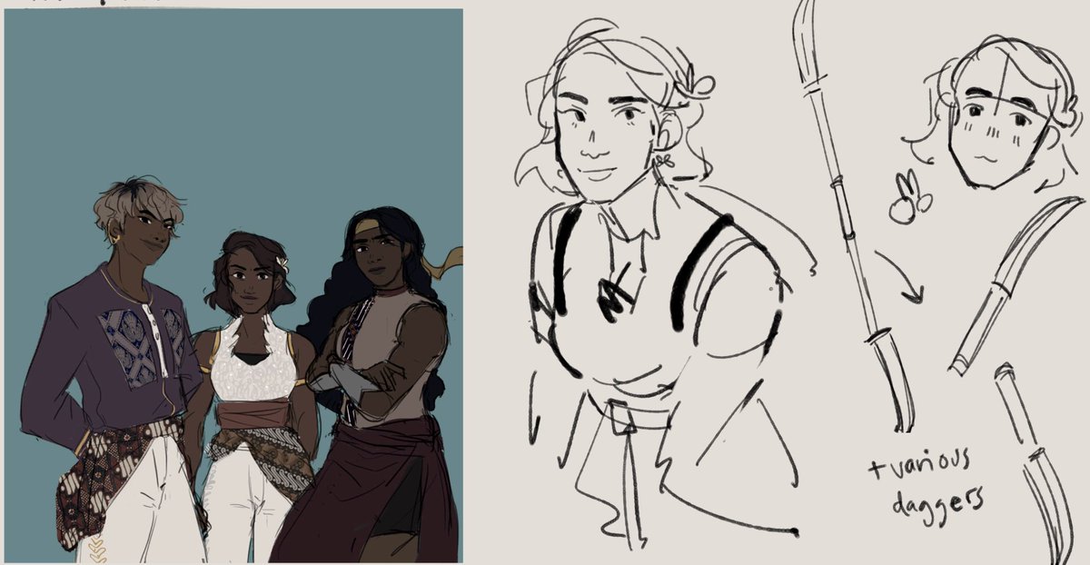 「huaisang probably dared him ? #nielan 」emm 🐇 cmsn & merch makingの漫画