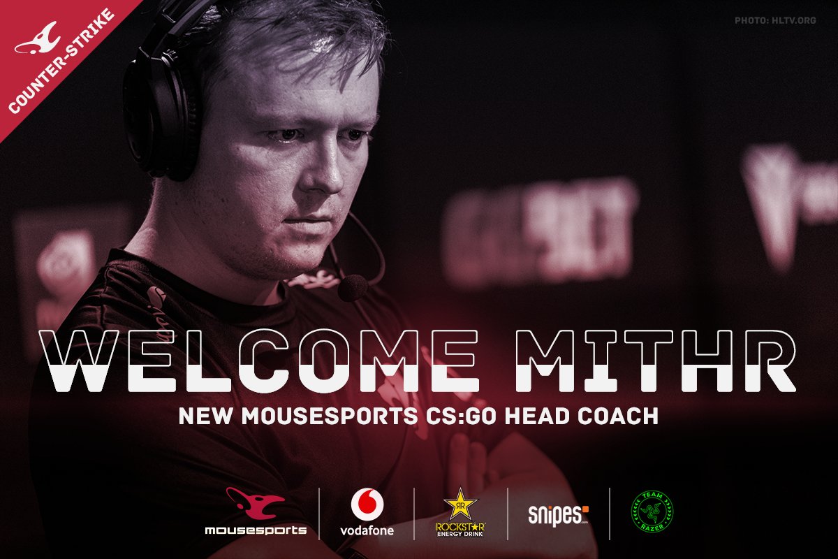 mithR becomes coach of mouz : r/GlobalOffensive