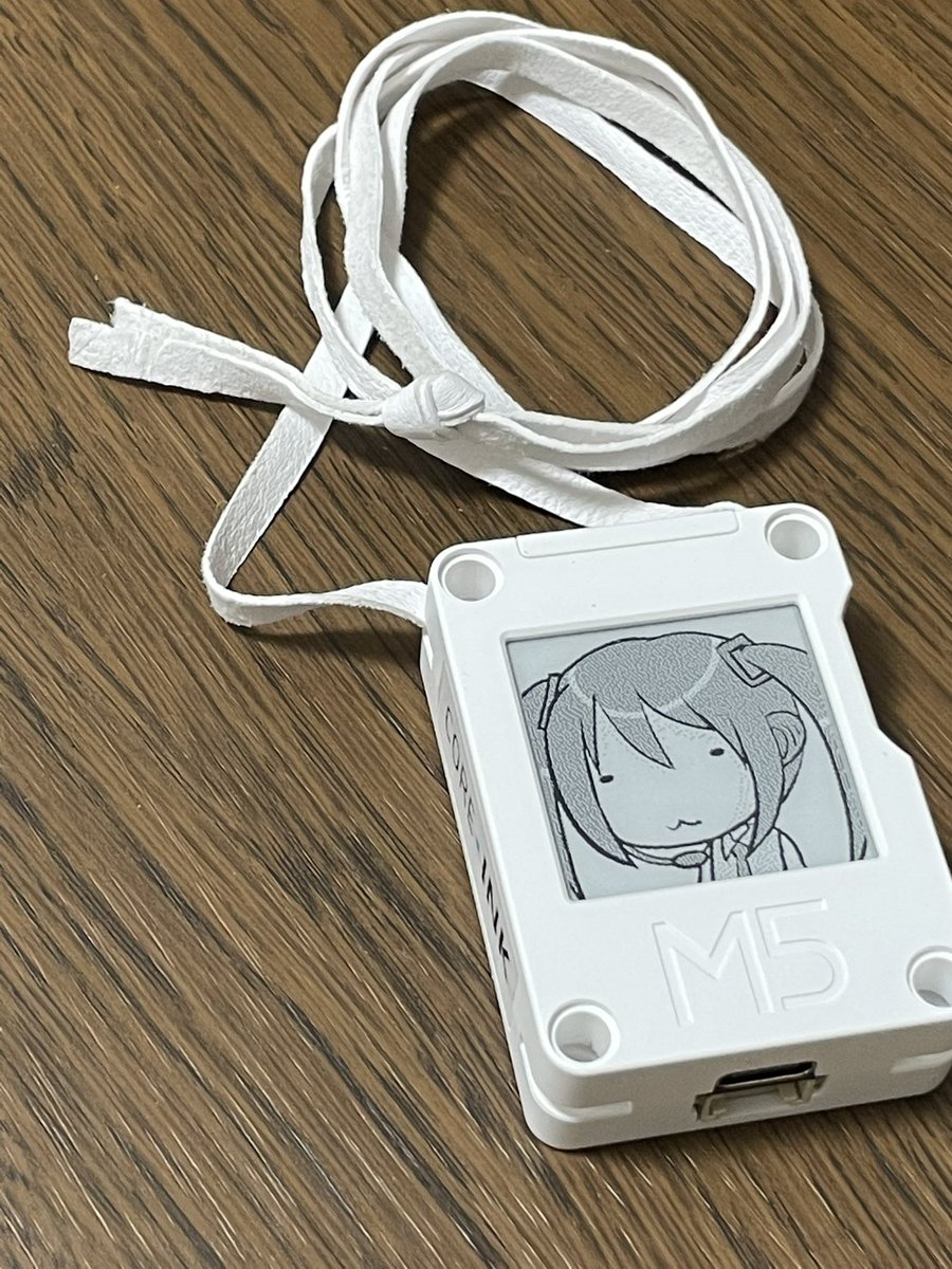 ミクミンP/Kazuhiro Sasao on Twitter: "久しぶりに #coreink をONにしてみた。なかなかな省電力。 #スイッチサイエンス…