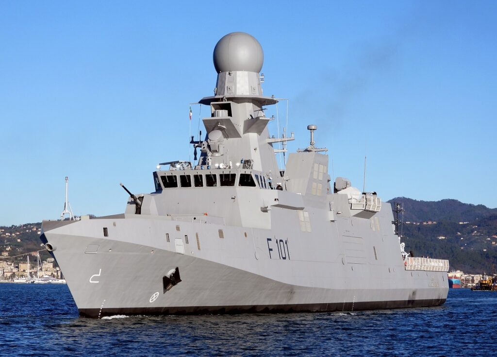 Modern Frigate Ship