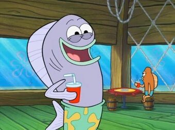 Personajes De Pez Bob Esponja En La Película De Bob Esponja (2004),