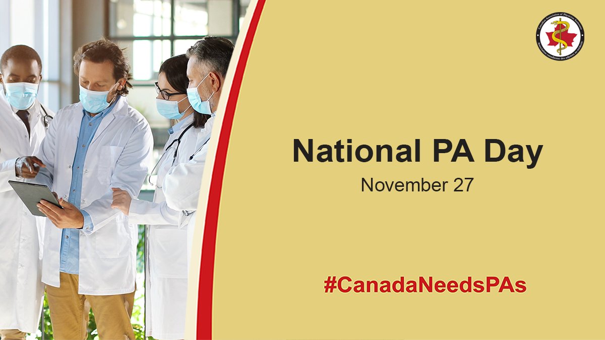 Happy Canadian PA Day to all the CCPAs on here! : r/physicianassistant