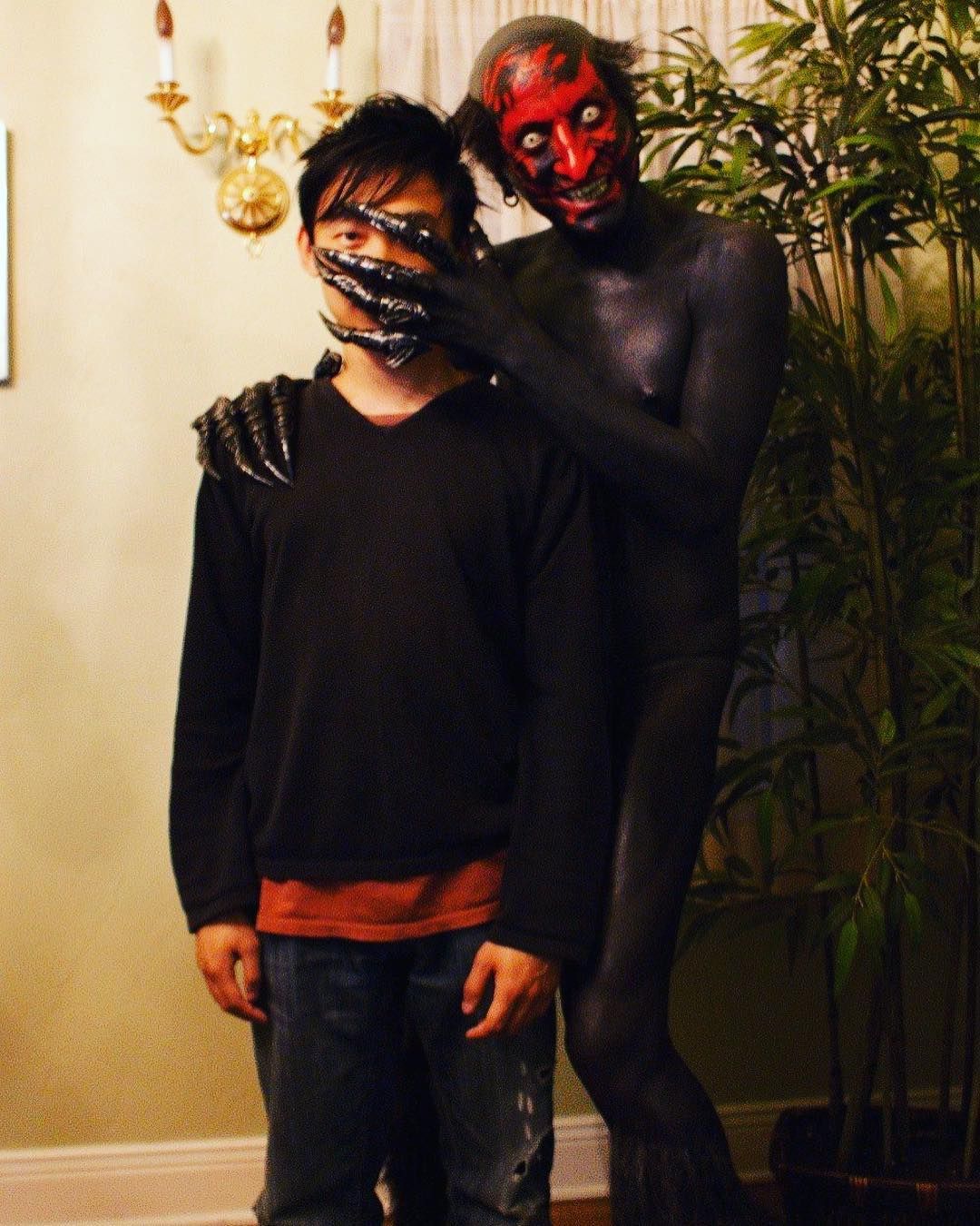 Lipstick Face Demon Costume