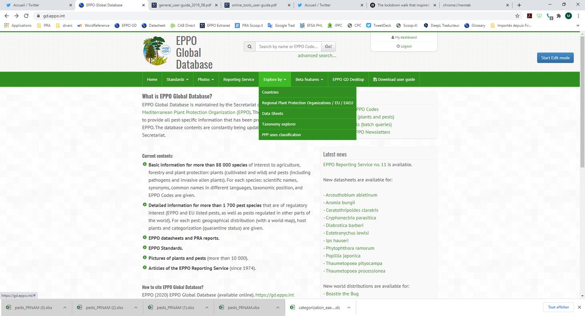 EPPO Reporting Service