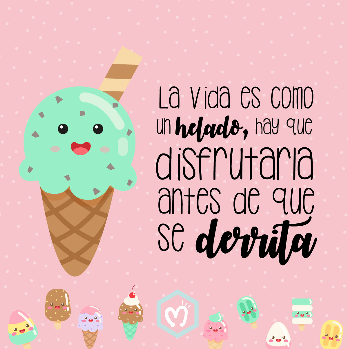 Lindas Frases De Helado