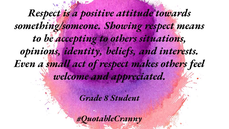 Showing Respect To Others Quotes