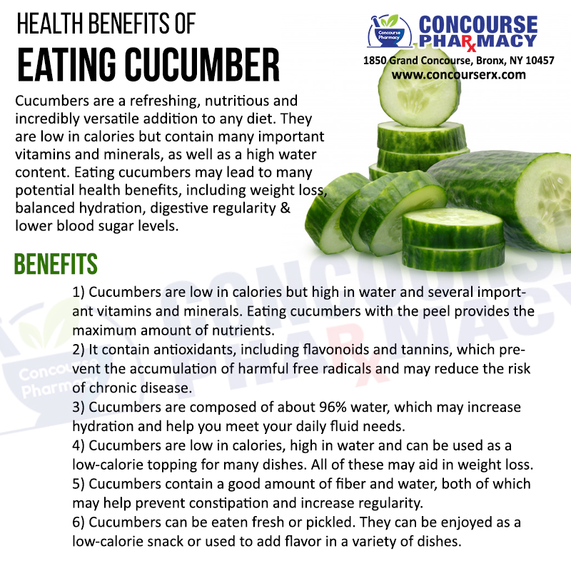 Cucumber Benefits