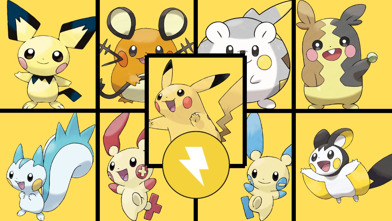 All Electric Mouse Pokemon