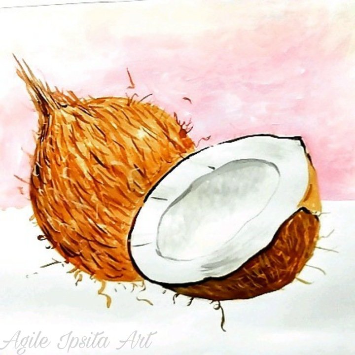 Coconut Painting