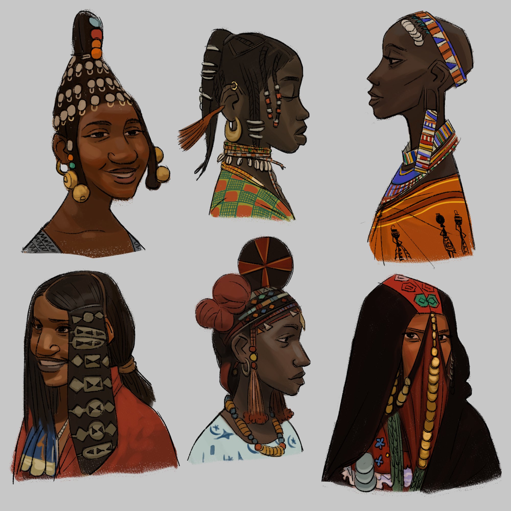 Tuareg Women Hair