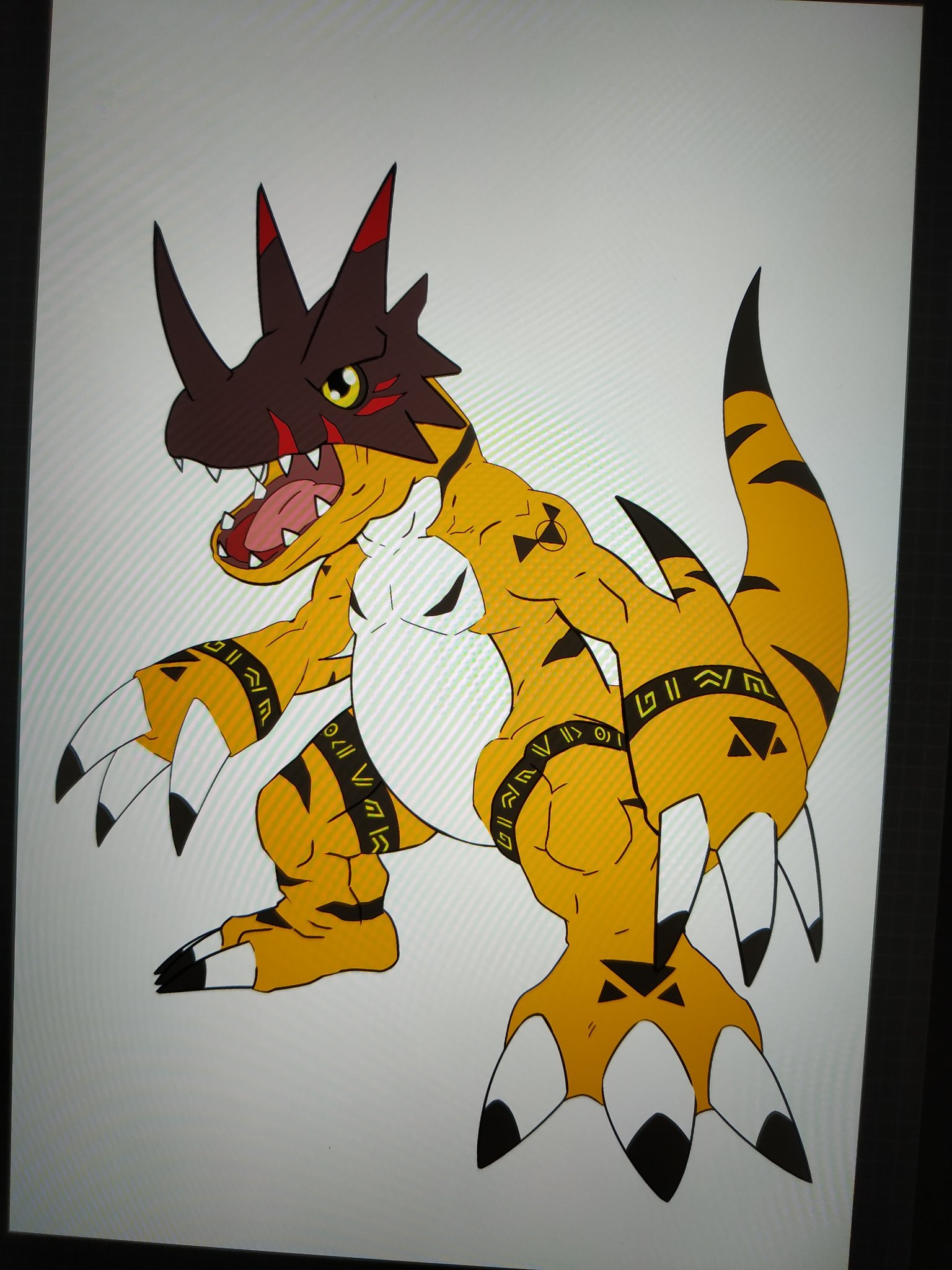 Growlmon Vs Greymon