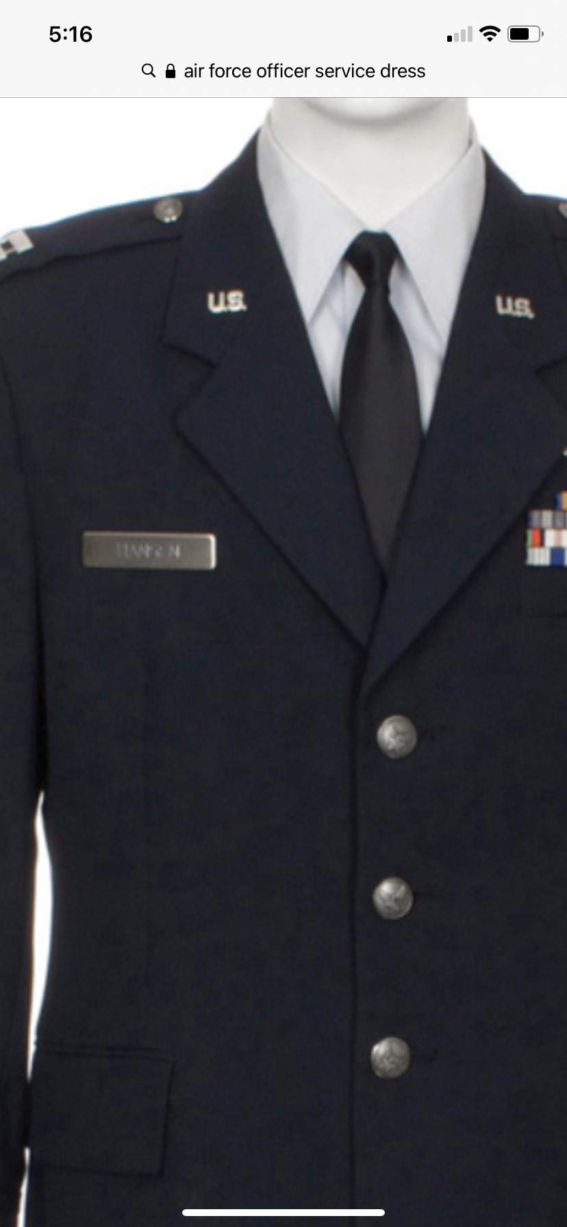 Air Force Officer Mess Dress