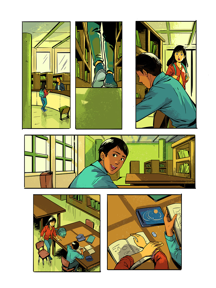 「Longform Dimileth comic in progress... a bit slow atm becaus」felia 🌷🌟の漫画