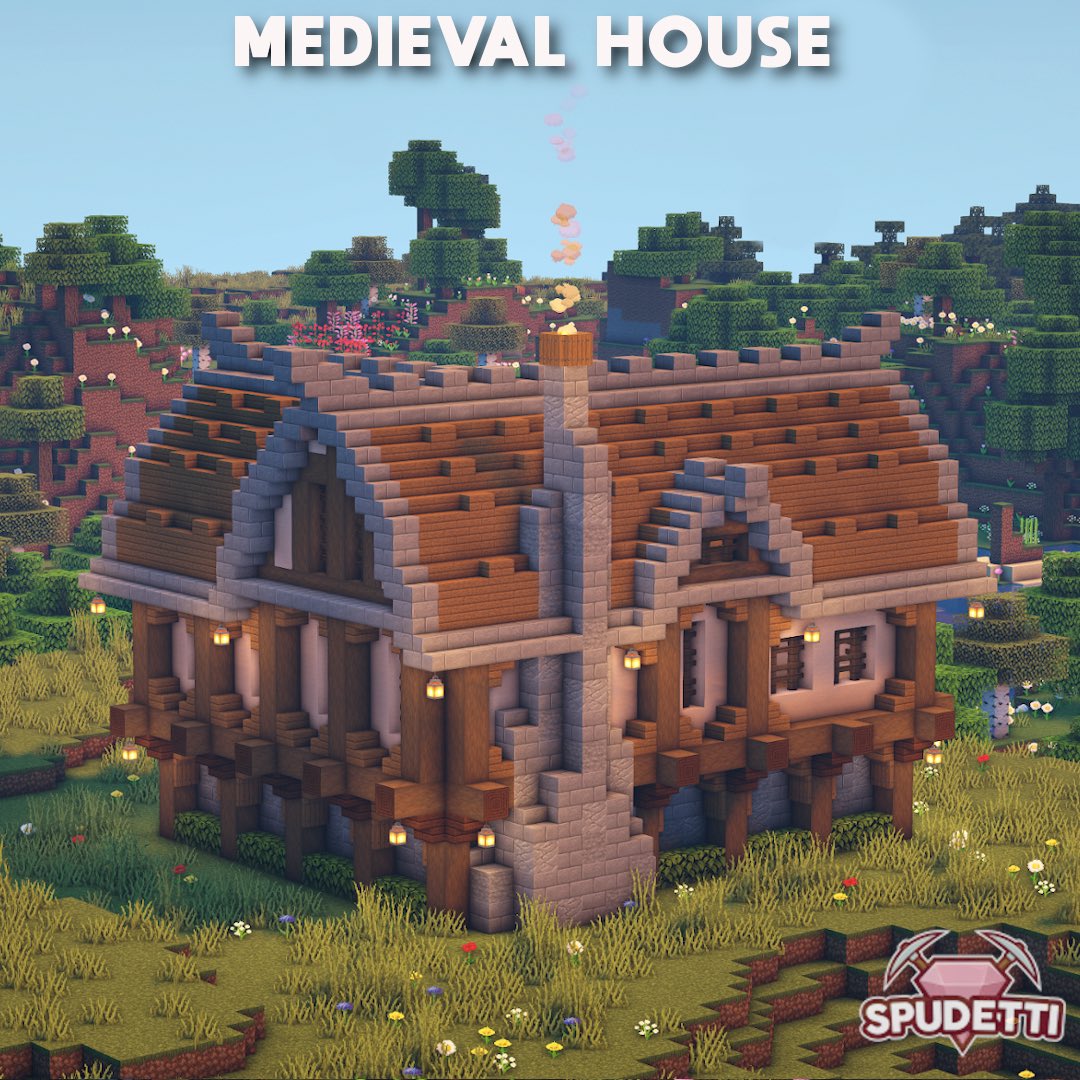 Minecraft Medieval House Tutorial