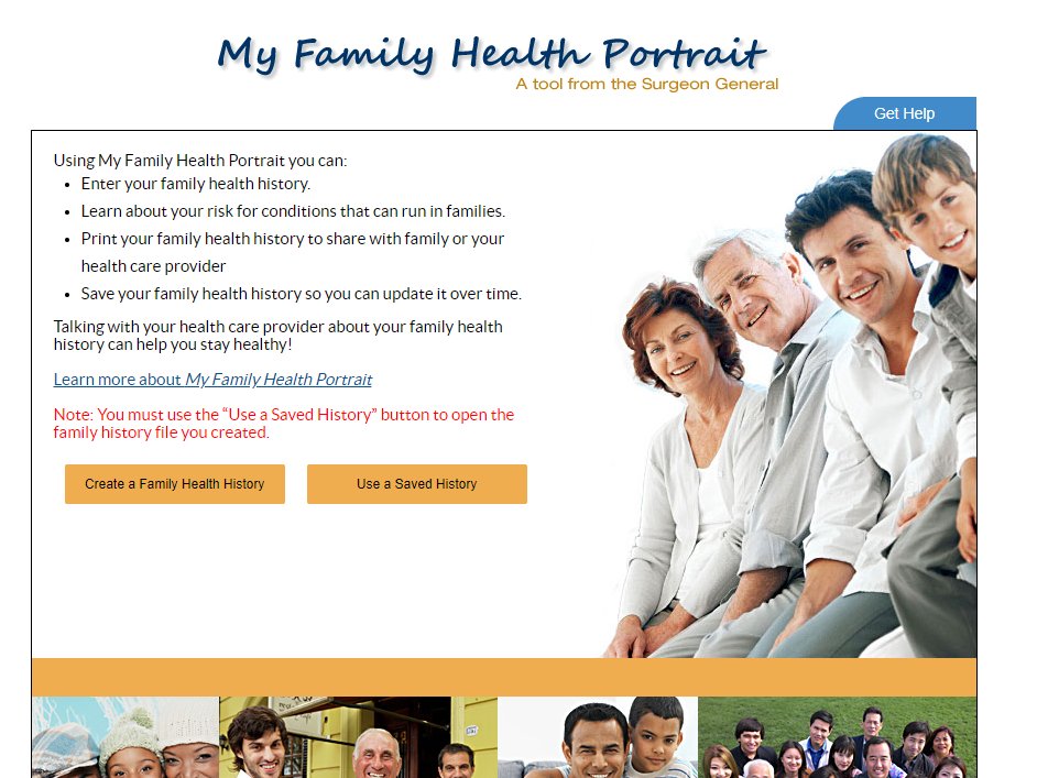 My Family Health Portrait