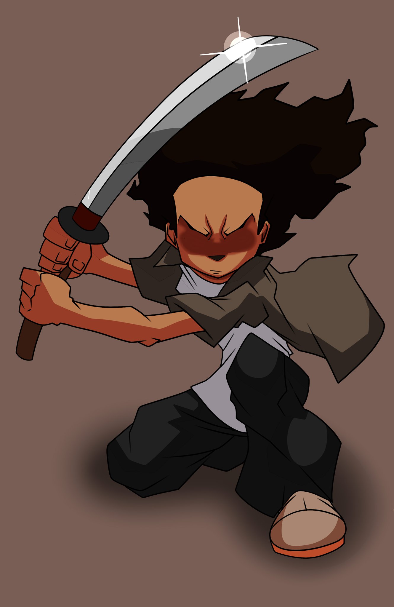 Boondocks Huey With Sword