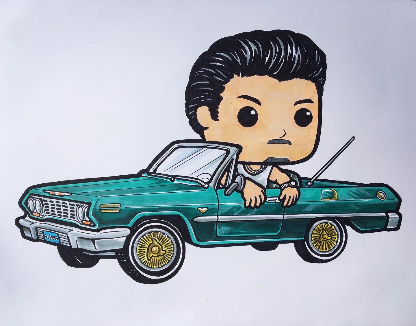 63 Impala Drawing