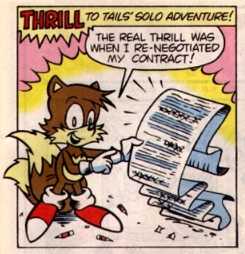 「we are reading the sonic comics 」mr foodsの漫画