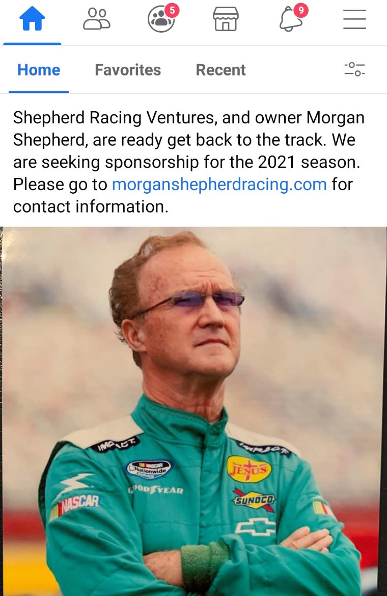 It looks like Shepard Racing Ventures will be back in 2021 pending ...
