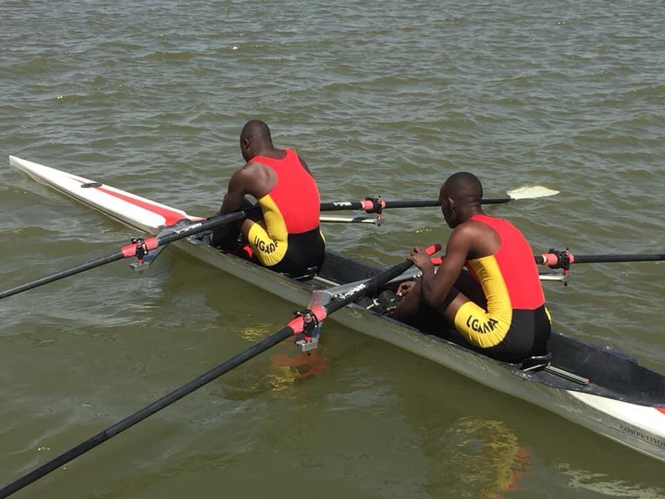 One Man Crew Rowing Boat