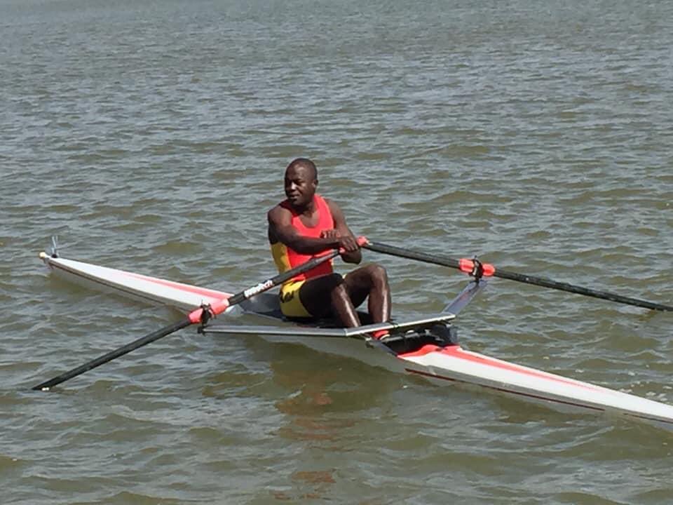 One Man Crew Rowing Boat
