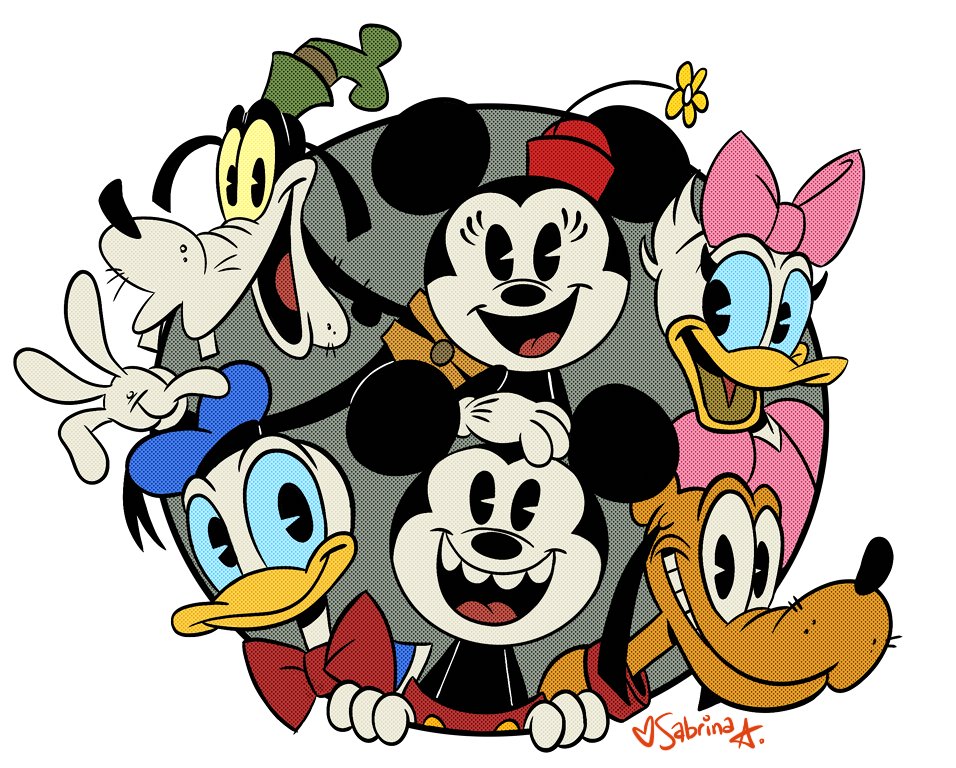 Mickey Mouse And Friends Clipart