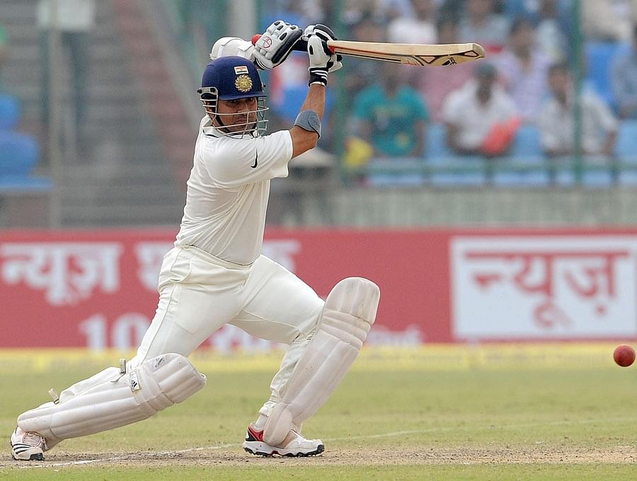 Sachin Tendulkar Straight Drive Hd Wallpapers