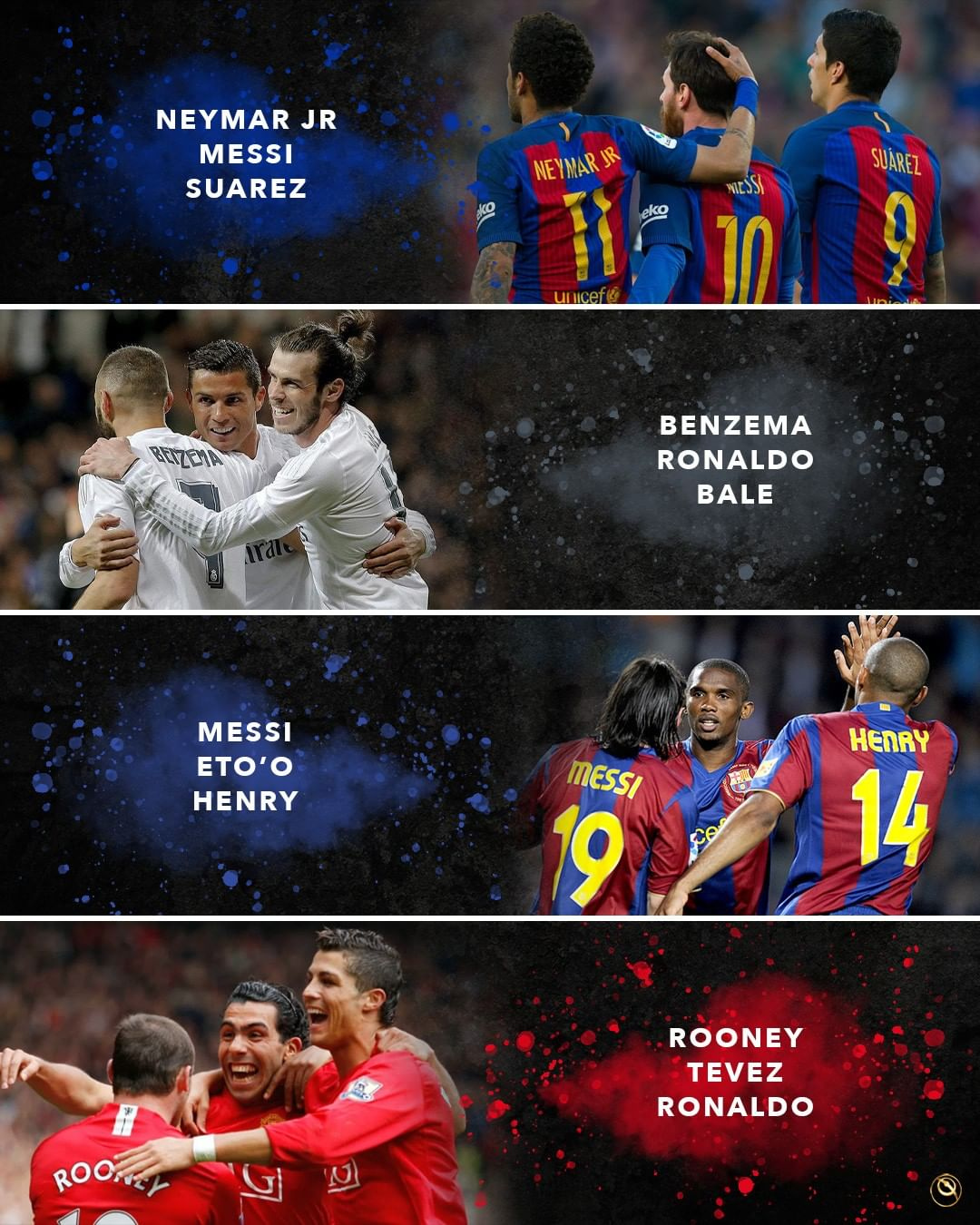 Neymar And Messi Vs Ronaldo And Bale