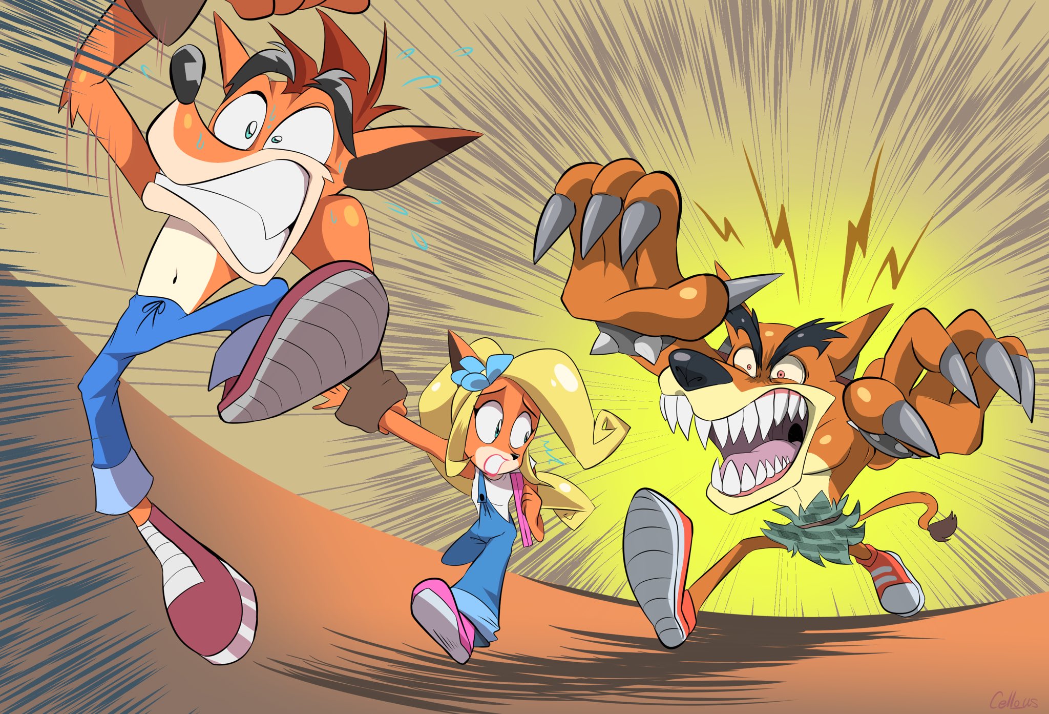 Crash And Coco Bandicoot