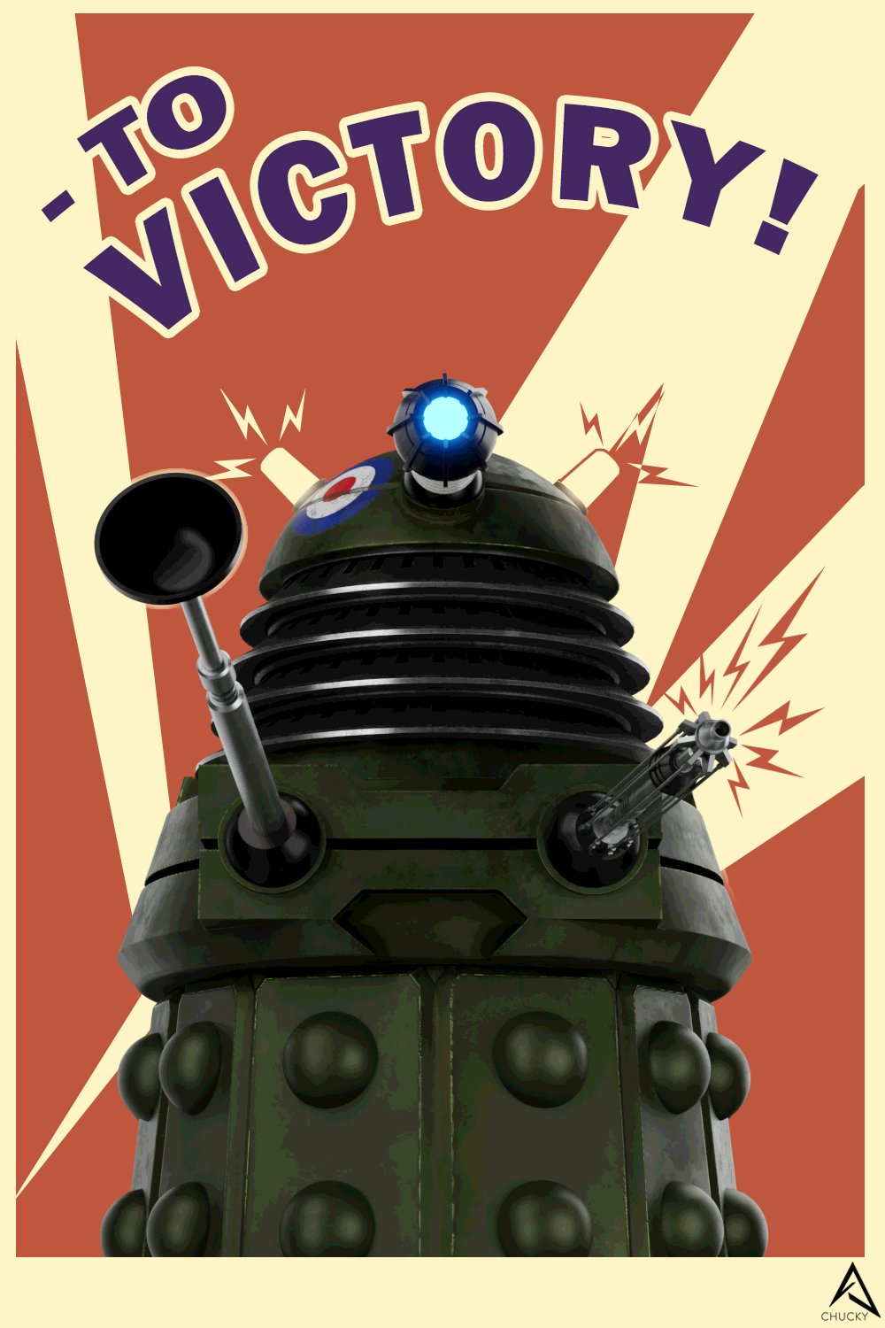 Dalek To Victory Logo