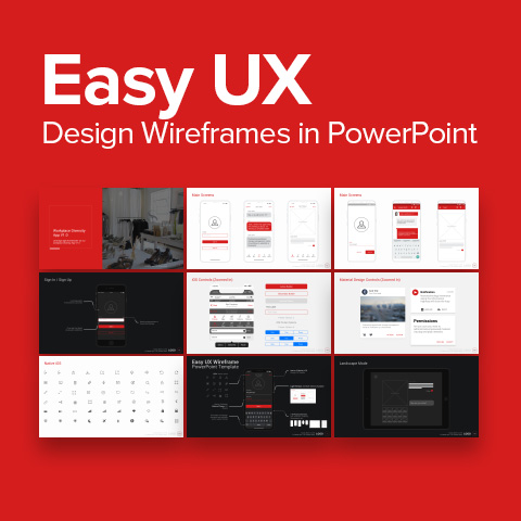 Powerpoint Wireframe Template For Ui Design