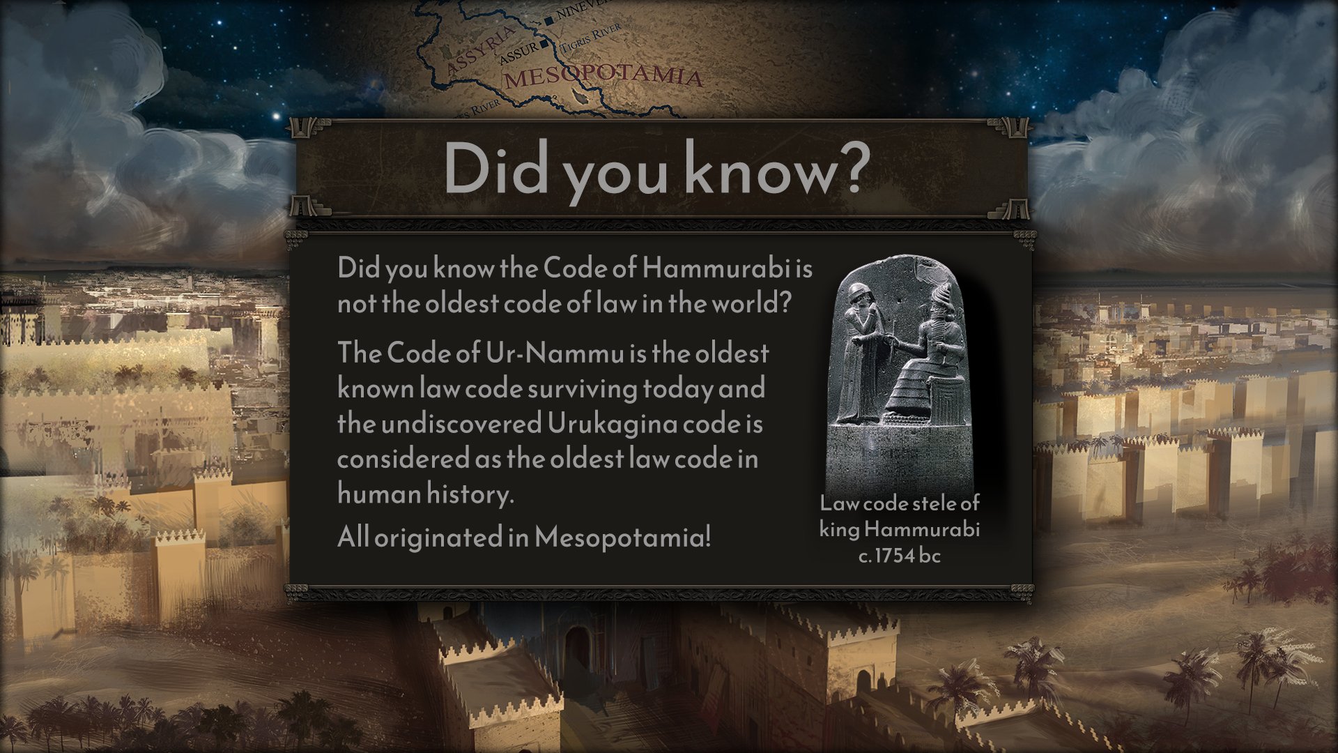 Mesopotamia Code Of Hammurabi
