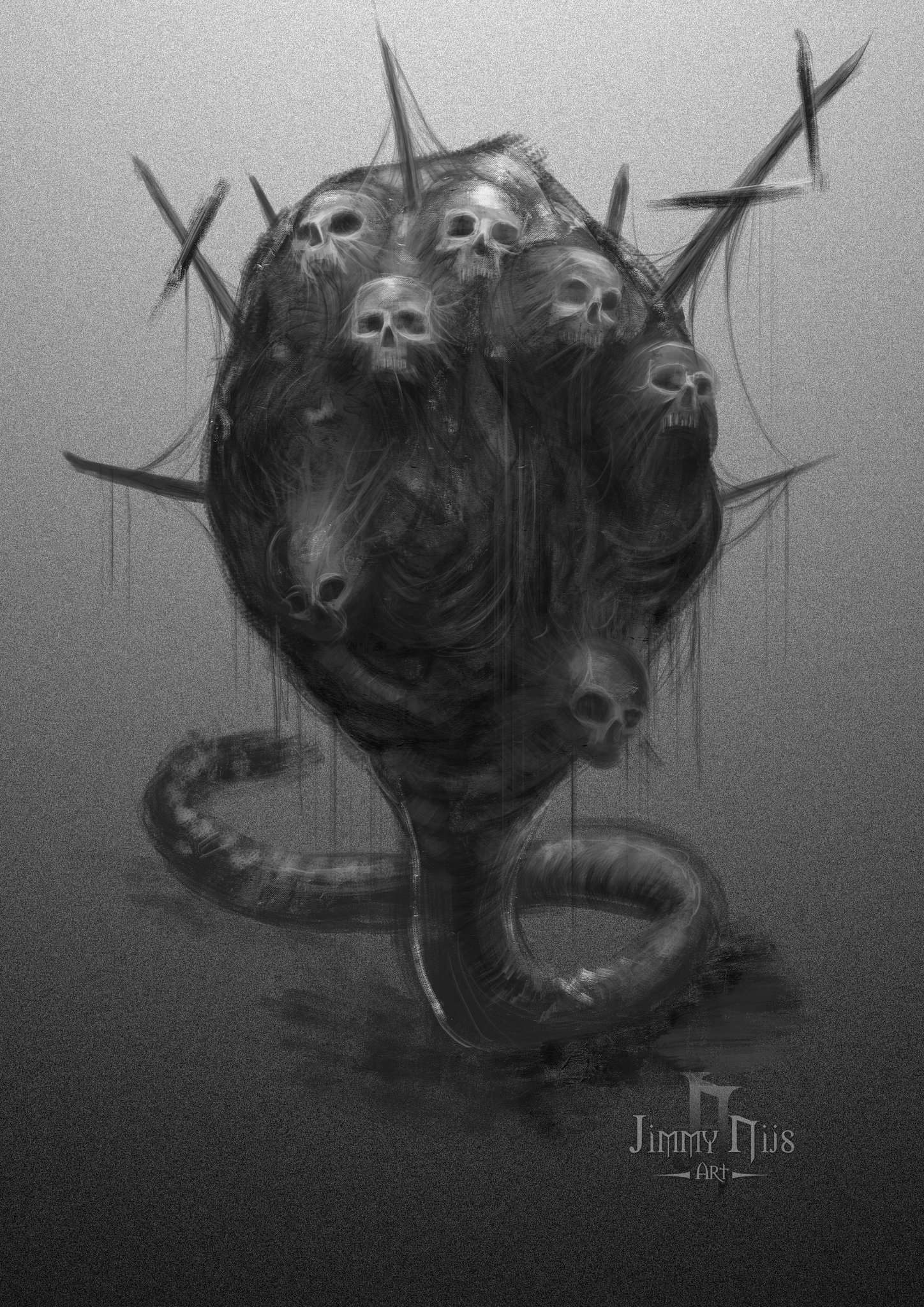 Fantasy Horror Drawings Jimmy Nijs Art • Fantasy Horror Illustrator